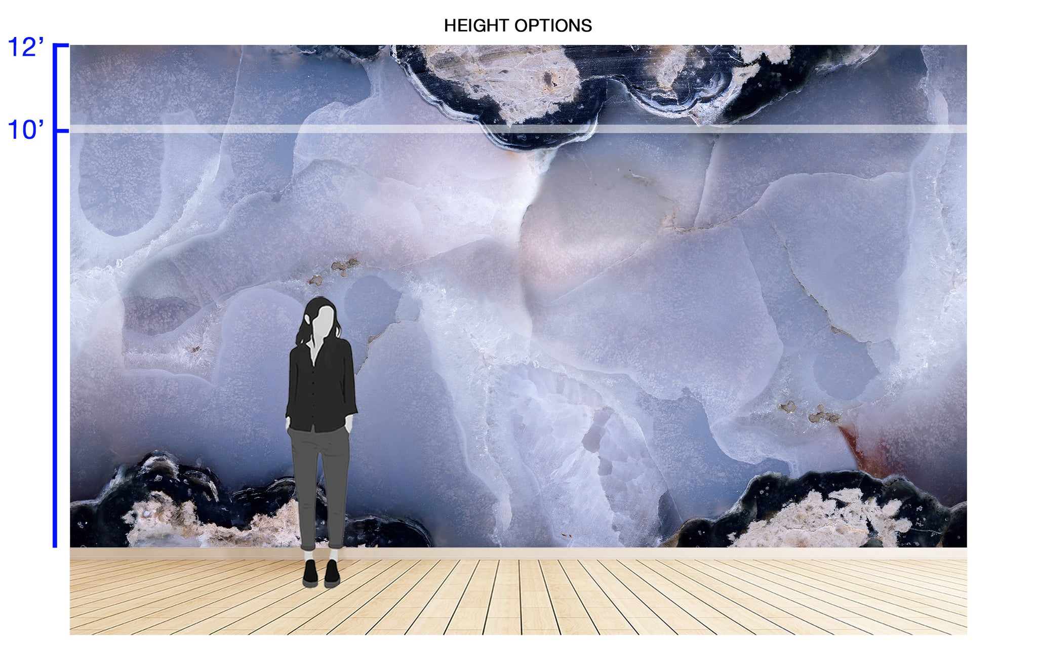 Gamma in Mist - Quick Ship Mural – Black Crow Studios