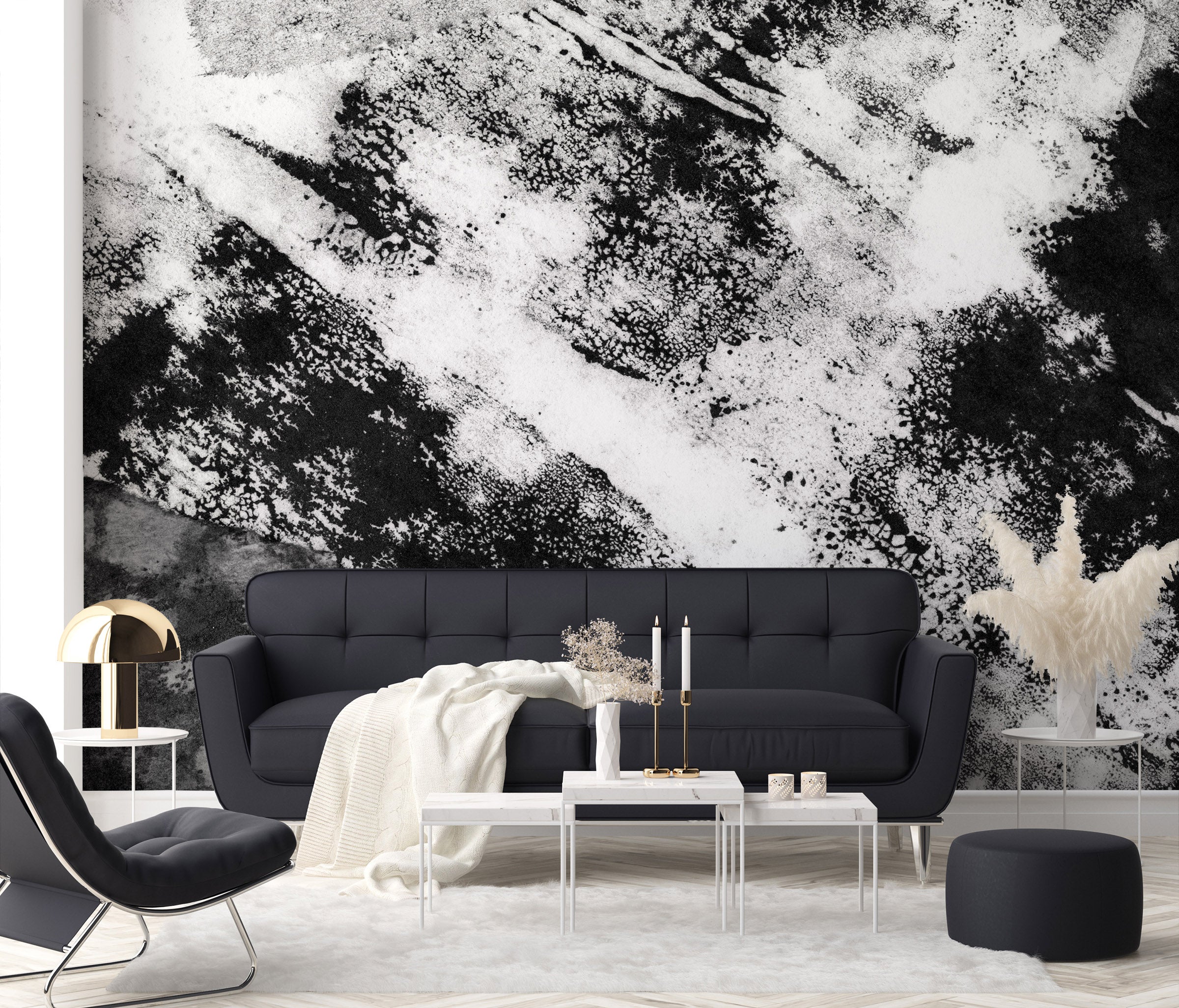 LAX in Night Made to Measure Mural – Black Crow Studios