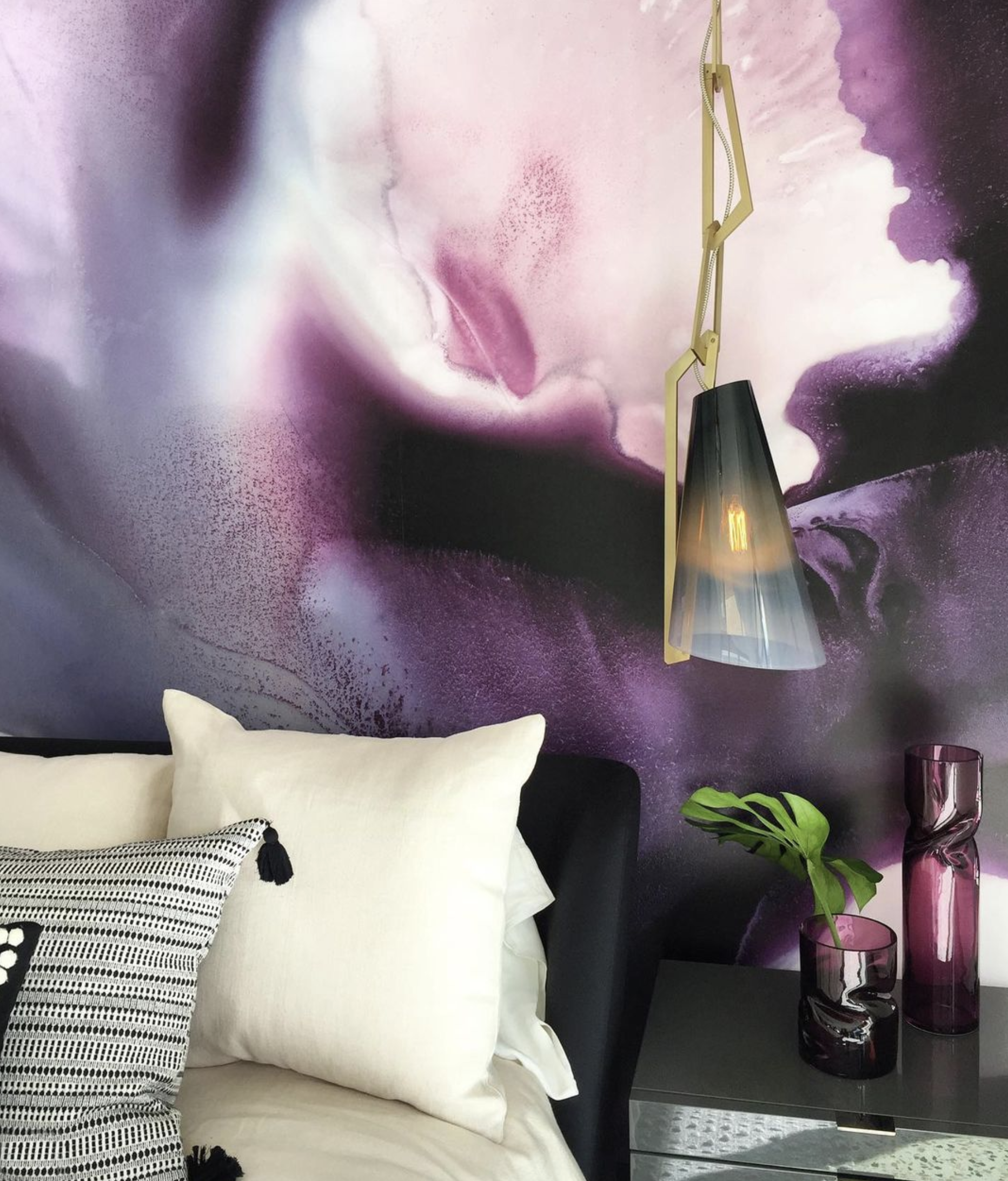 Ultra Violet Made to Measure Mural – Black Crow Studios