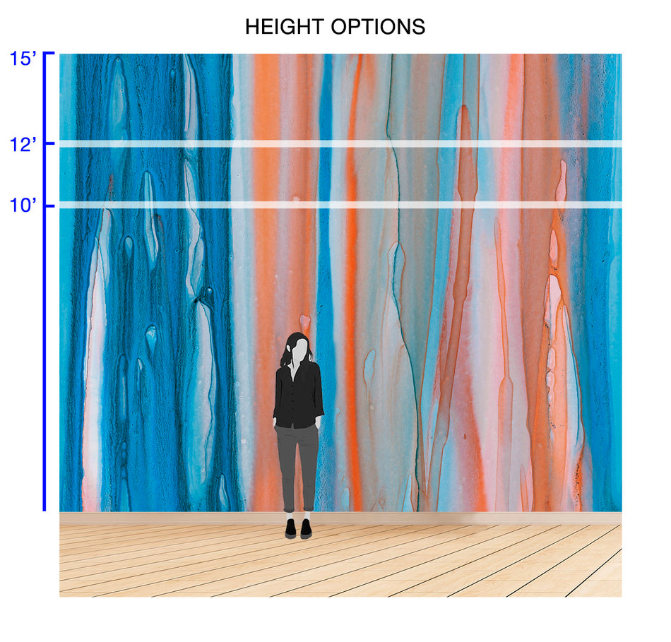 Shore Drips - Quick Ship Mural – Black Crow Studios