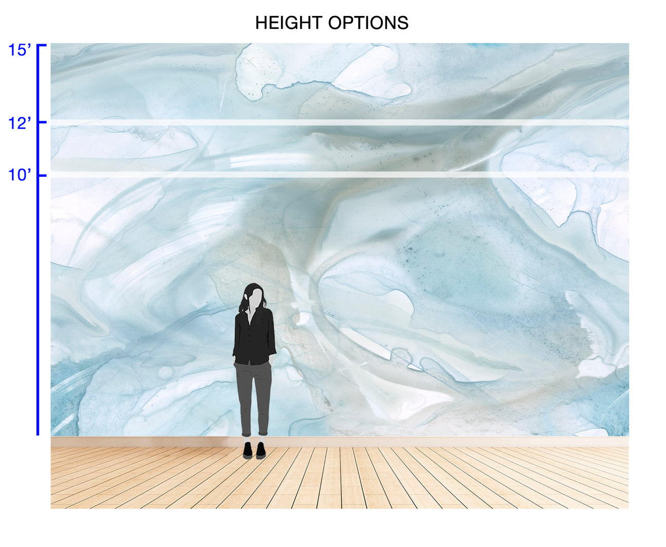 Icicle - Quick Ship Mural – Black Crow Studios